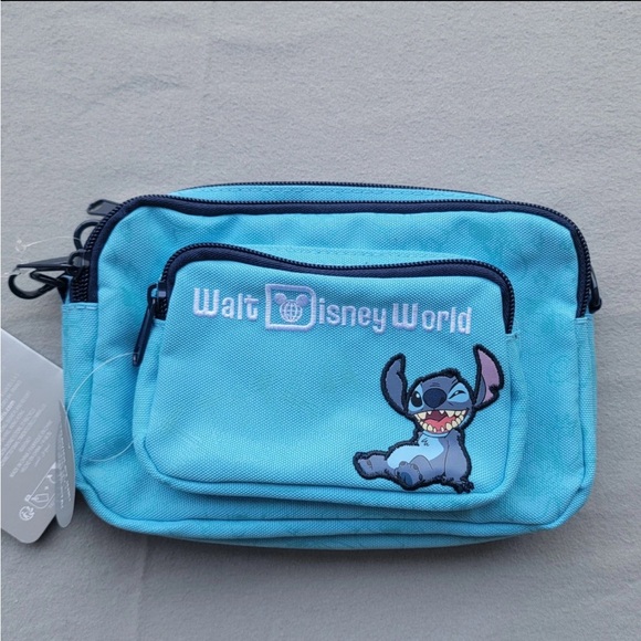 Disney | Bags | Nwt 223 Disney Stitch Blue Fanny Pack | Poshmark
